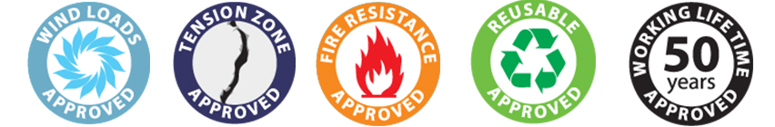 THDEX Self-Drilling Concrete Screw with silver ruspert coating