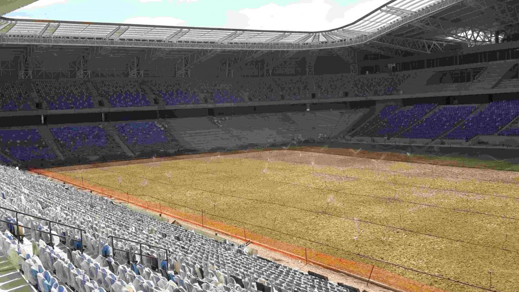 Stadium "Sammy Ofer" Haifa - roof & balustrade connections